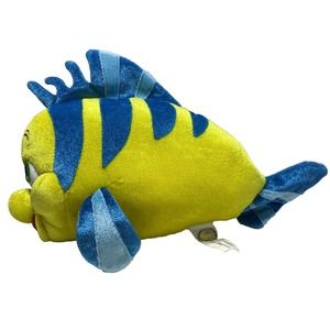 Disney | Toys | Disneyland Flounder Yellow Blue Fish The Little Mermaid ...
